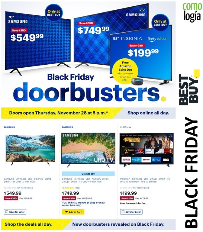 Best Buy Viernes Negro 2020: Lista de ofertas Black Friday + FOLLETO