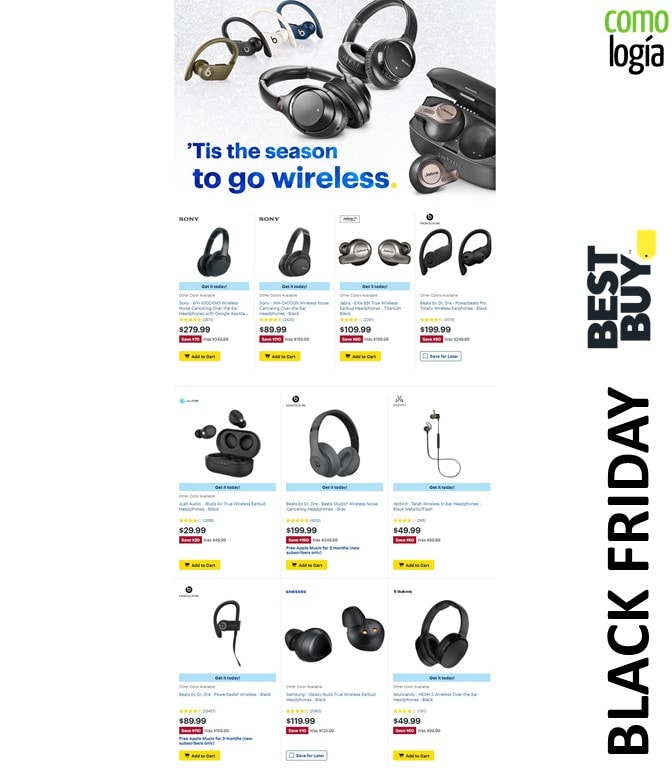 Best Buy Viernes Negro 2020: Lista de ofertas Black Friday + FOLLETO