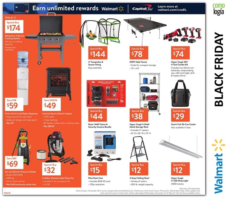 Walmart Viernes Negro 2020: Ofertas de Walmart Black Friday (+ VIDEO)