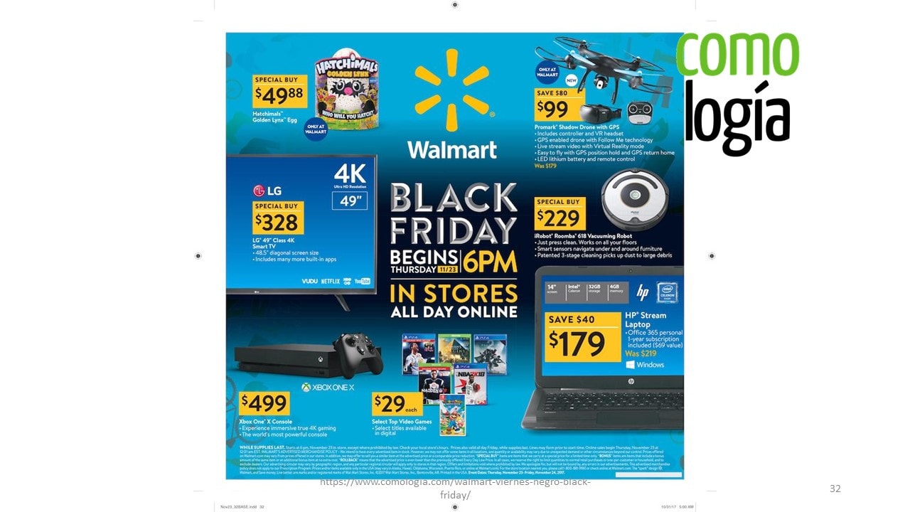 Walmart Viernes Negro 2018: Lista de ofertas de Walmart Black Friday