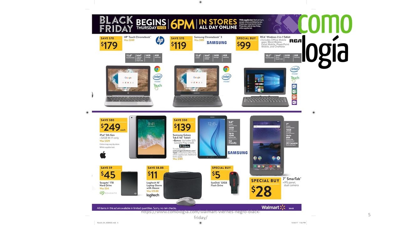 Walmart Viernes Negro 2018: Lista de ofertas de Walmart Black Friday