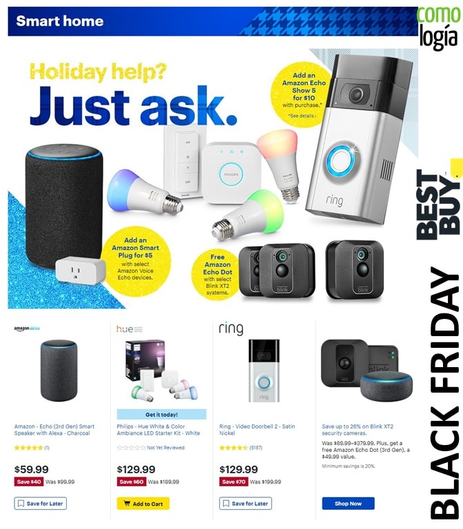 Best Buy Viernes Negro 2020: Lista de ofertas Black Friday + FOLLETO