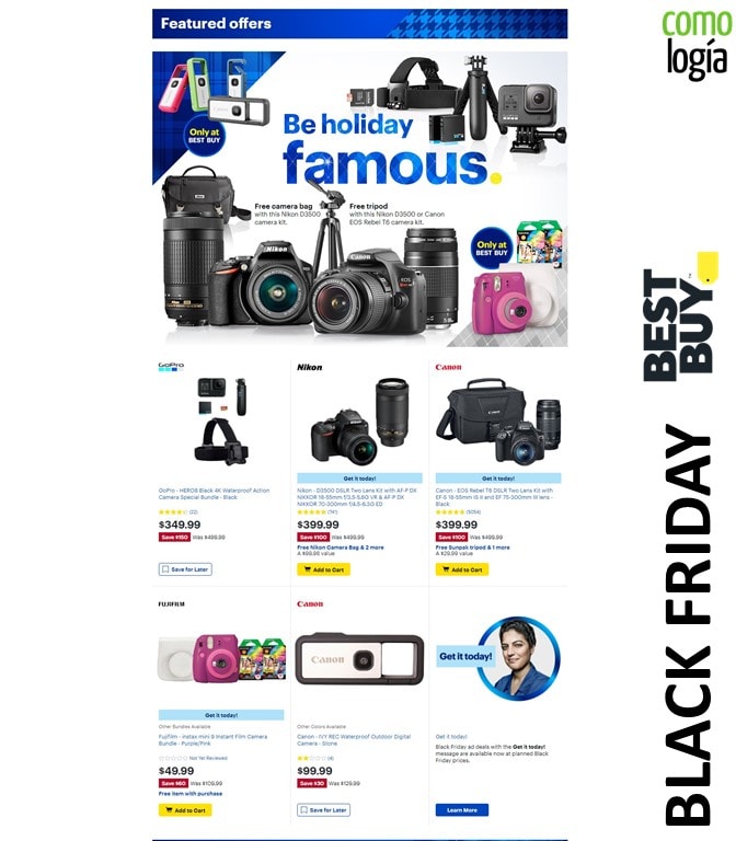 Best Buy Viernes Negro 2020: Lista de ofertas Black Friday + FOLLETO