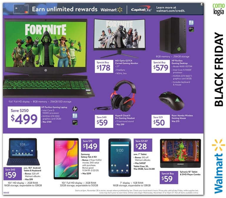 Walmart Viernes Negro 2020: Ofertas de Walmart Black Friday (+ VIDEO)