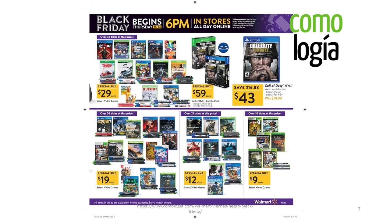 Walmart Viernes Negro 2018: Lista de ofertas de Walmart Black Friday