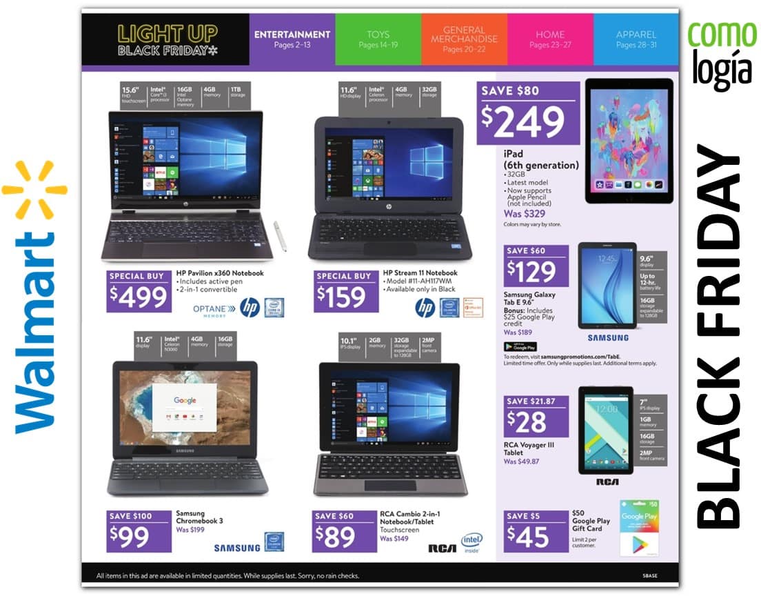 Walmart Viernes Negro 2019: Ofertas de Walmart Black Friday (+ VIDEO)