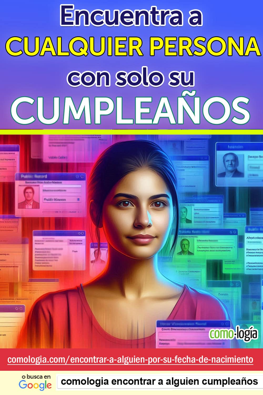 Cómo encontrar a alguien por su fecha de nacimiento o cumpleaños