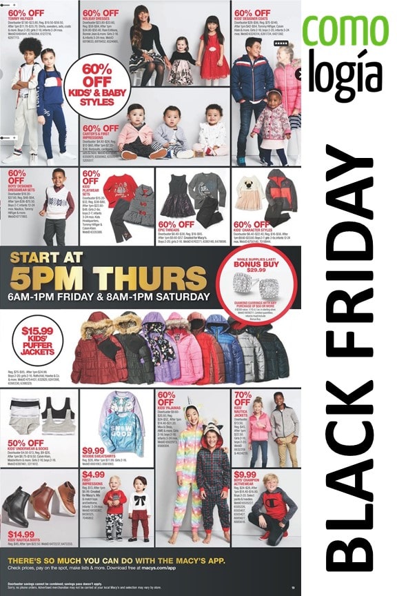Macy's viernes negro 2019: Ofertas OBLIGATORIAS de Black Friday que