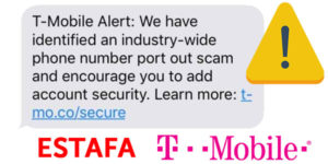 El texto de estafa T-Mobile "Port Out" es real y cómo puedes protegerte