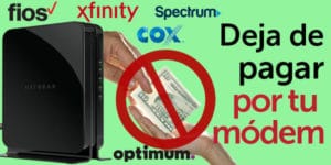 Compra tu propio modem + router y ahorra al no rentarlo de tu proveedor