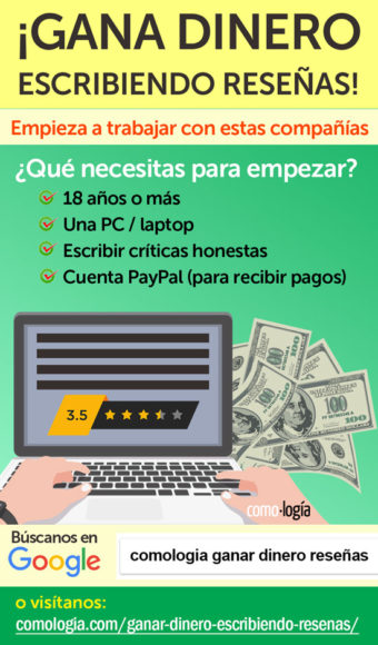 Gana dinero escribiendo reseñas: Compañías que están contratando